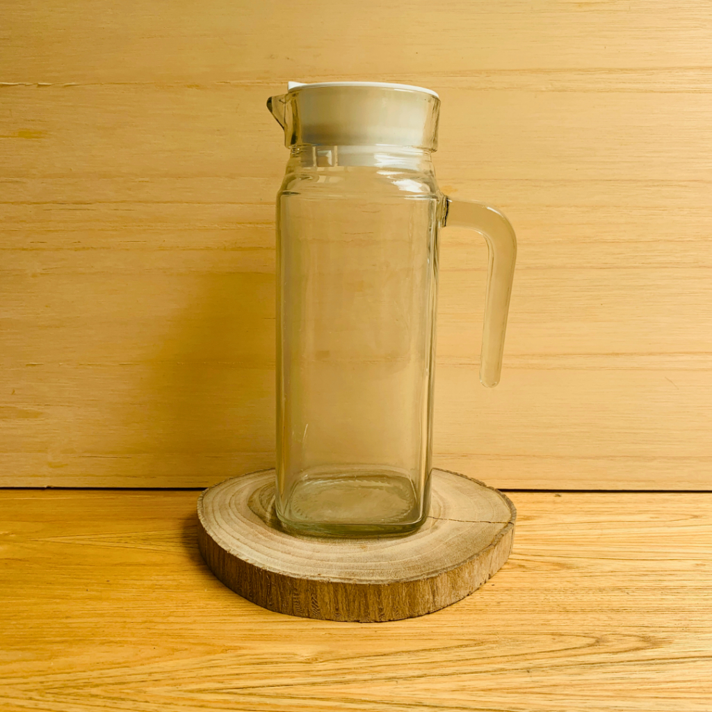 Jual Pitcher Kaca 1 Liter Ceret Modern Cafe SQP-1000PC | Shopee Indonesia