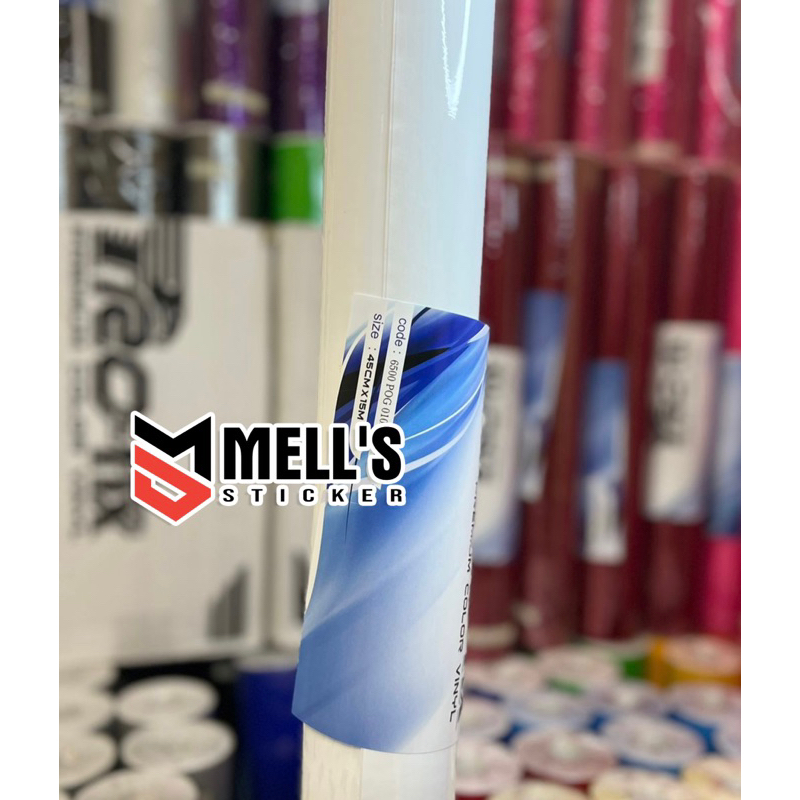 Jual skotlet putih glossy putih dop matte putih transparan profix stiker motor putih kilap anti ...