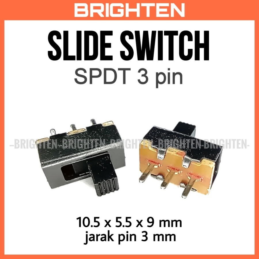 Jual Slide Switch 3 pin SPDT Sakelar Geser 3p | Shopee Indonesia