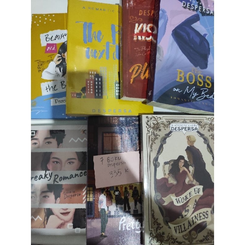 Jual 7 buku despersa the boss in my bed, pretty shitty, freaky romance ...