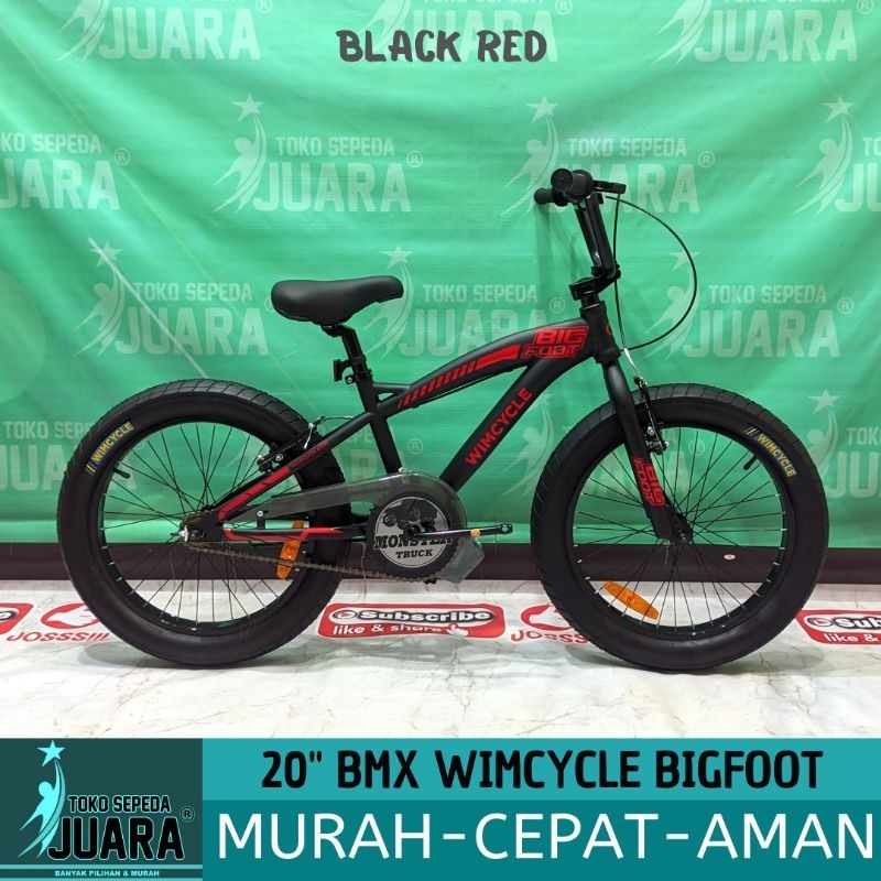 Jual SEPEDA ANAK WIMCYCLE BIGFOOT BMX 20 INCH | Shopee Indonesia