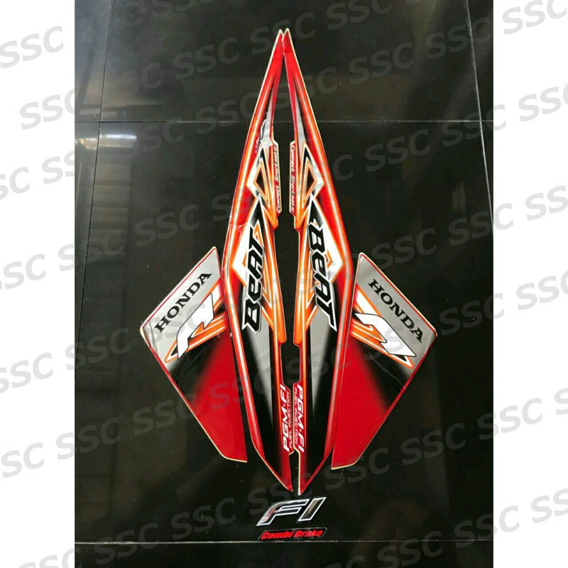 Jual stripping motor honda beat 2013warna merah | Shopee Indonesia