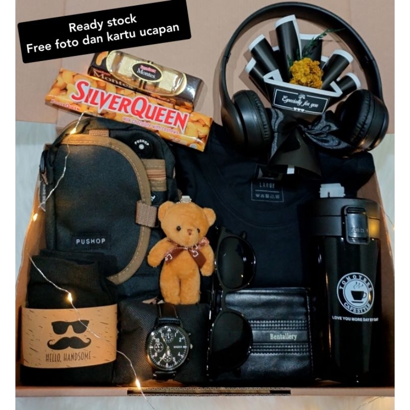 Jual Kado gift pria hampers box Man gift cowok part 1 | Shopee Indonesia