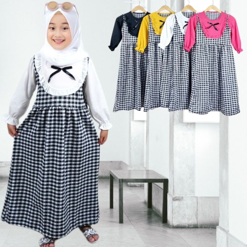 Jual Gamis anak 3-10 tahun baju muslimah anak dress anak baju ngaji ...