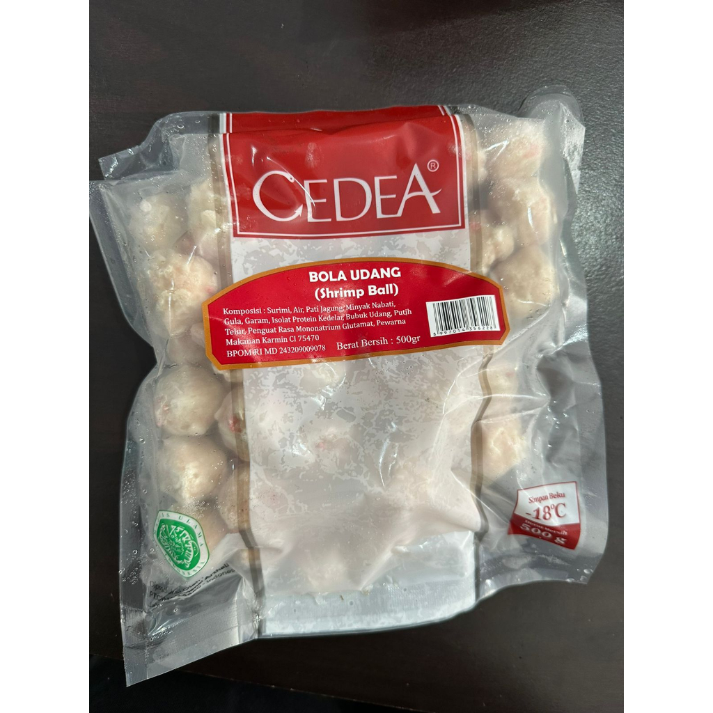 Jual Cedea Bola Bola Udang Shrimp Ball 500gr - Frozen Food RF Makassar ...