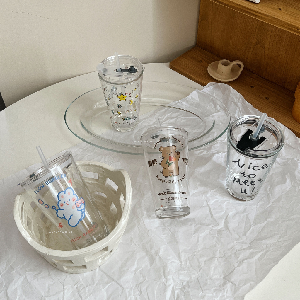 Jual [MINIHOME] LUNA TUMBLR Tumbler Gelas Kopi Aesthetic Korea ...