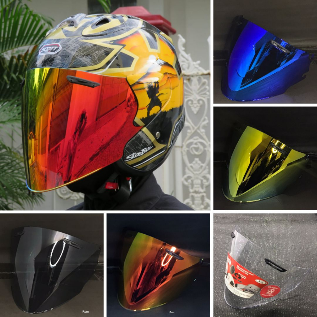 Jual KACA VISOR HELM SCOTT RAM 4/R5 VENOM RAM4 / R5 / VZRAM ORIGINAL ...