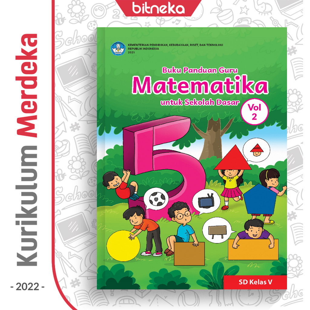 Jual Buku Panduan Guru Belajar Bersama Temanmu Matematika SD/MI Kelas 5 vol 2 Kurikulum Merdeka ...