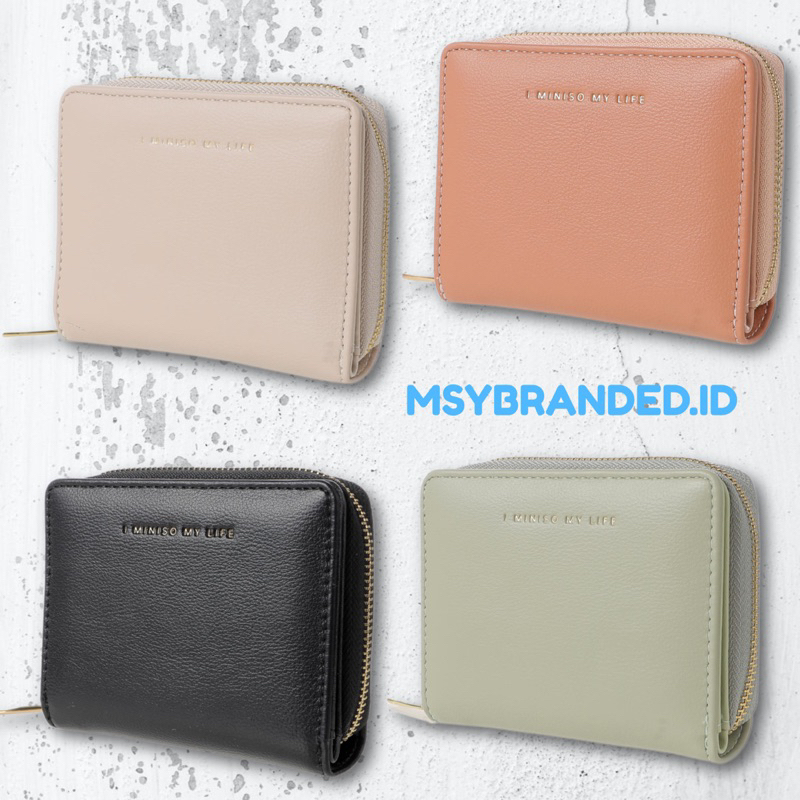 Jual MINISO DOMPET LIPAT DUA SHORT WOMEN'S WALLET MULTIPURPOSE WITH ...