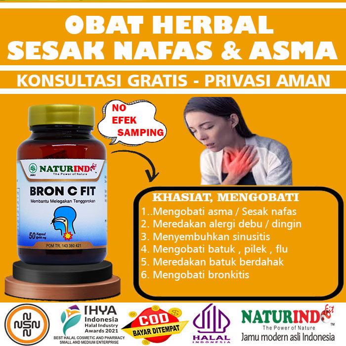 Jual Obat Sesak Nafas Asma Sinusitis Ampuh Batuk Flu Menahun Sesak ...