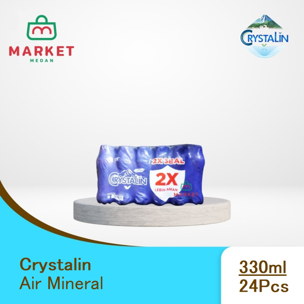 Jual Air Mineral Crystalin 330 ML 1 Dus Isi 24 Pcs | Shopee Indonesia