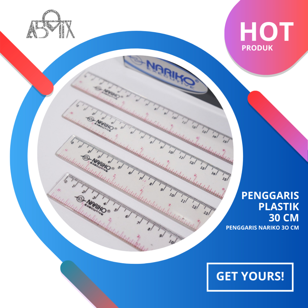 Jual Penggaris / Garisan Plastik Montana / Penggaris Sekolah Anak SD ...