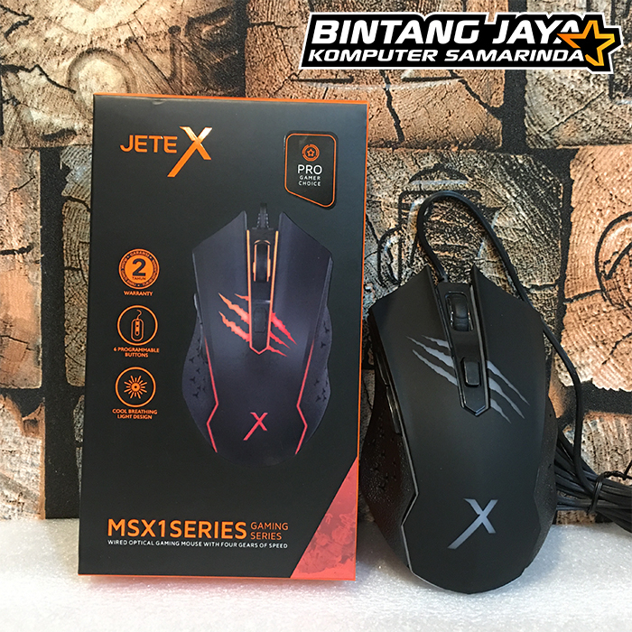Jual Mouse Gaming JeteX MSX1 Series LED | Shopee Indonesia