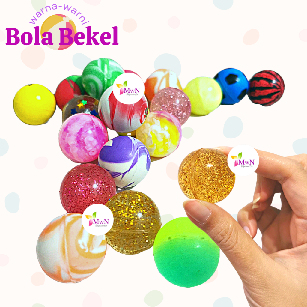 Jual MWN Mainan Anak Bola Bekel diameter 3cm | Shopee Indonesia