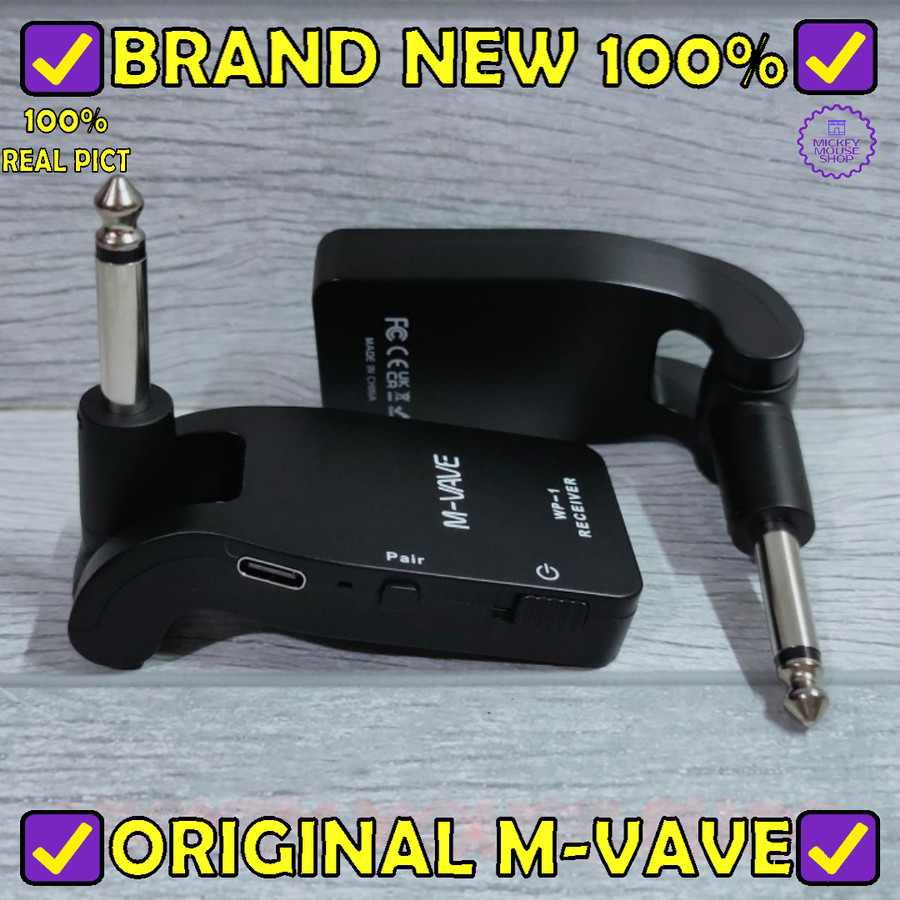 Jual Jack Gitar Wireless 2.4GHz M-Vave AIRBRIDGE WP-1 Guitar Sound ...