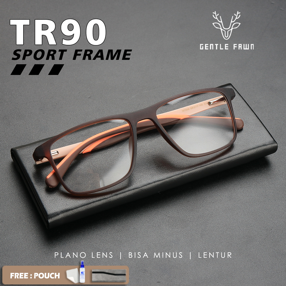 Jual Gentle Fawn Frame Kacamata Sport Frame Stylish Keren Bisa Minus Pria Dan Wanita Bentuk ...