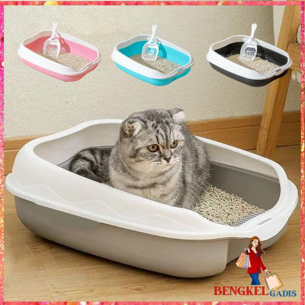 Jual BG Litter Box Hewan Peliharaan FREE Sekop Pasir Kotak Kotoran ...