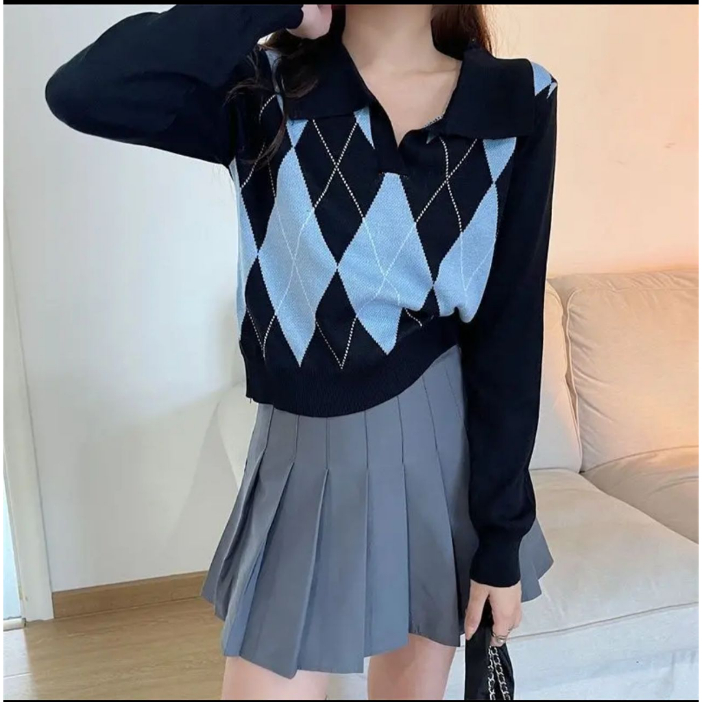 Jual Baju cewek Atasan Wanita Baju rajut rajut premium rajut kekinian rajut murah rajut korean ...