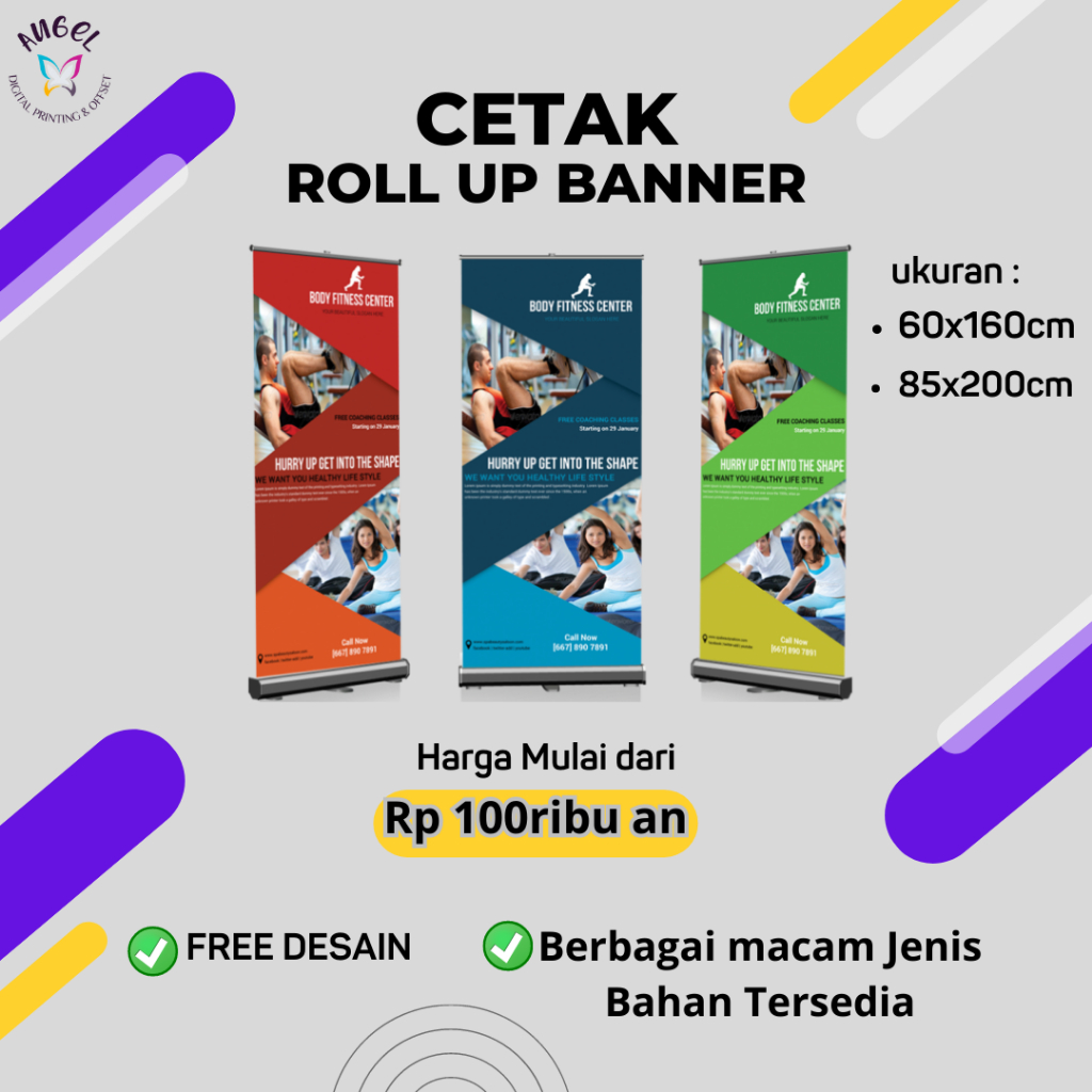 Jual CETAK ROLL UP BANNER | Shopee Indonesia