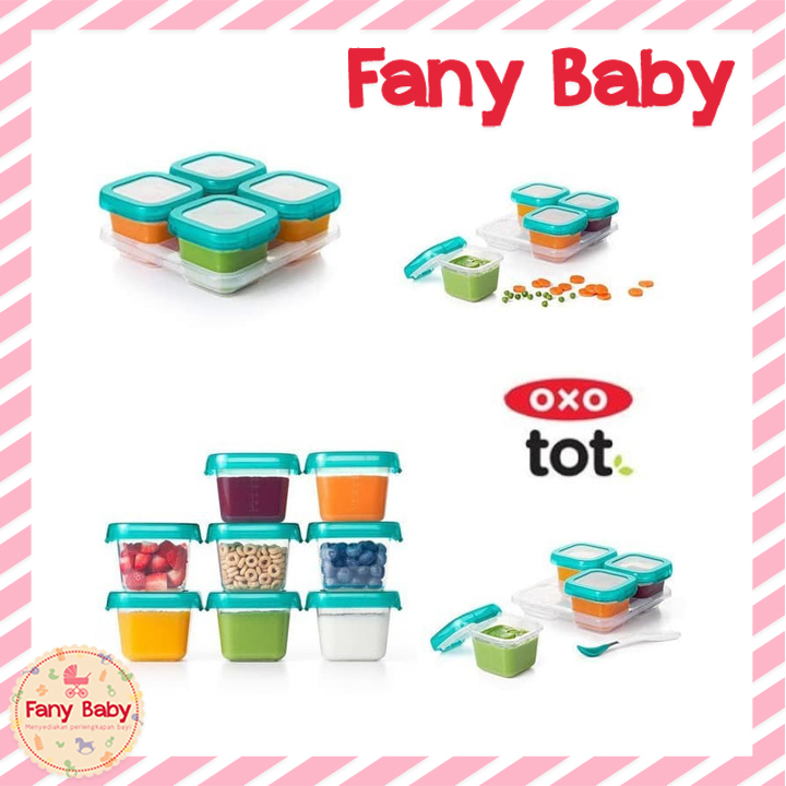 Jual OXO TOT BABY BLOCK FREEZER STORAGE CONTAINER 6OZ 180ML | Shopee Indonesia