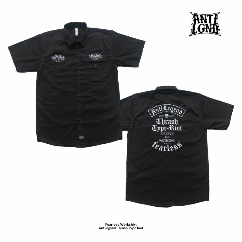 Jual kemeja hitam / workshirt | Shopee Indonesia