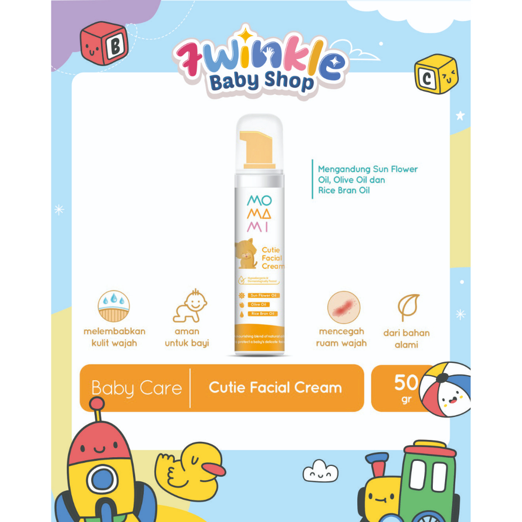 Jual Momami Baby Cutie Facial Cream - Lotion & Cream Bayi (50 gr ...