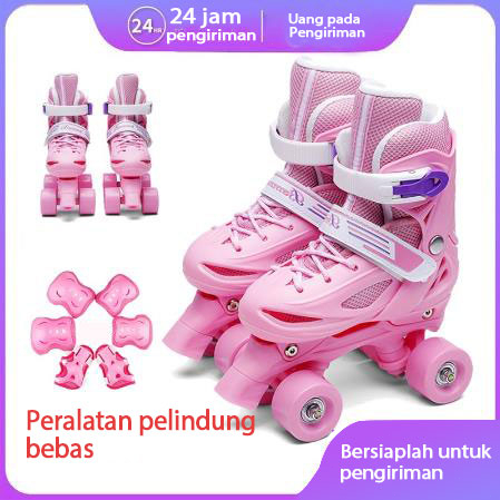 Jual Roller skates Sepatu roda empat anak perempuan anak laki-laki di ...
