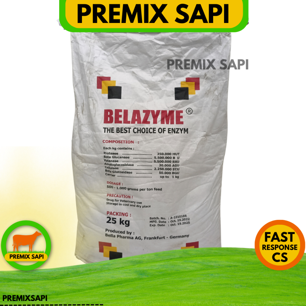 Jual BELAZYME 1 KG - Suplemen Enzim Ternak - Enzim Unggas - Enzim Ayam ...