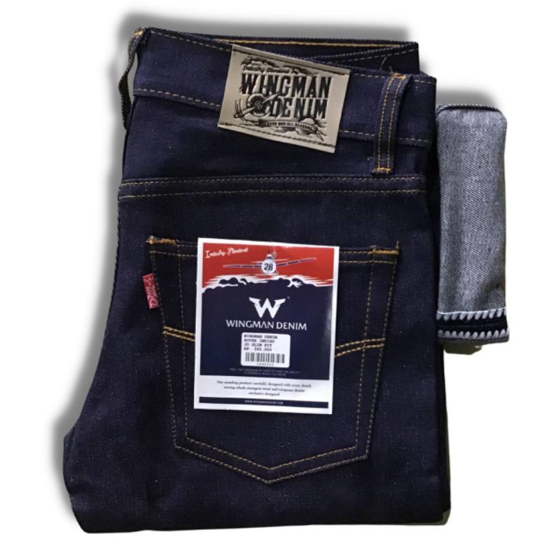 Jual DENIM WINGMAN DENIM 14 Oz DENIM SELVEDGE WINGMAN ARTEESAN 16 OZ ...