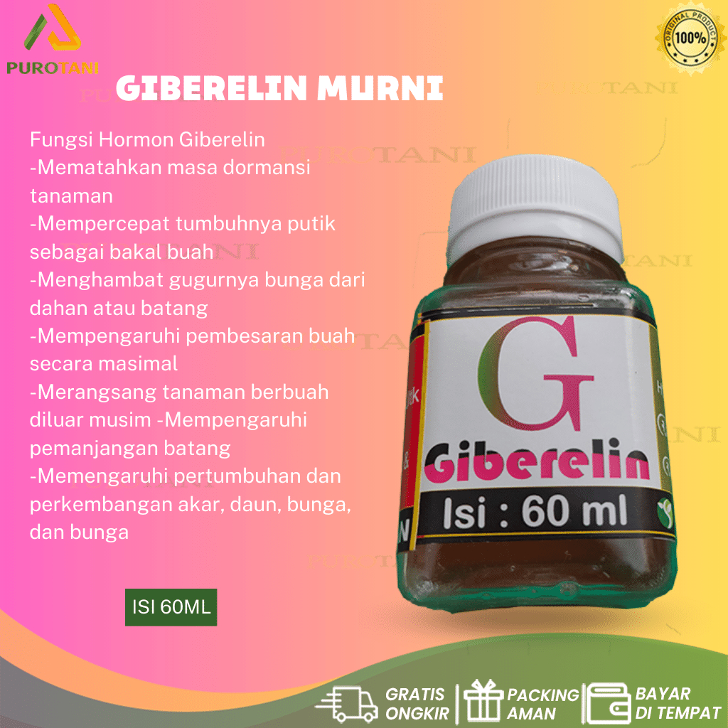 Jual ZPT Giberelin Murni Gibberelin Murni Hormon Bunga Buah | Shopee ...
