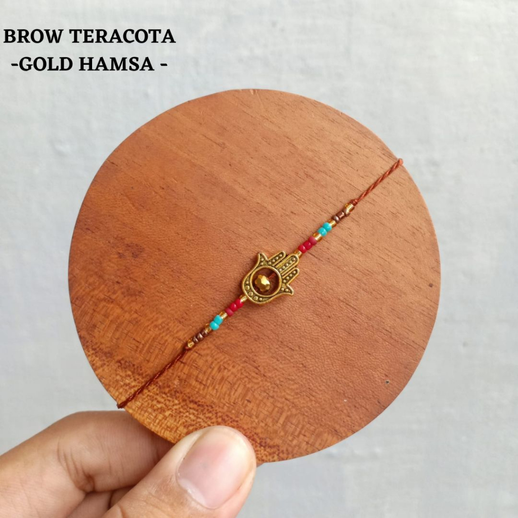 Jual [ ONESHOOT ] Gelang Bohemian Hamsa / Gelang Bohemian Tipis 0.5 mm ...