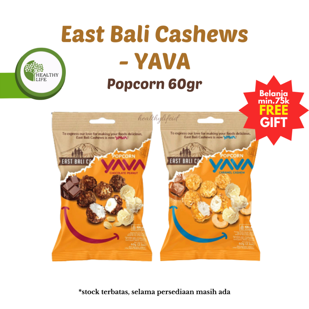 Jual East Bali Cashews - Yava - Popcorn With Cashews | Shopee Indonesia
