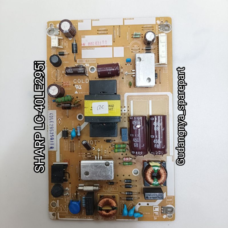 Jual PSU TV LED SHARP LC-40LE295i - SHARP 40LE295i - REGULATOR POWER ...