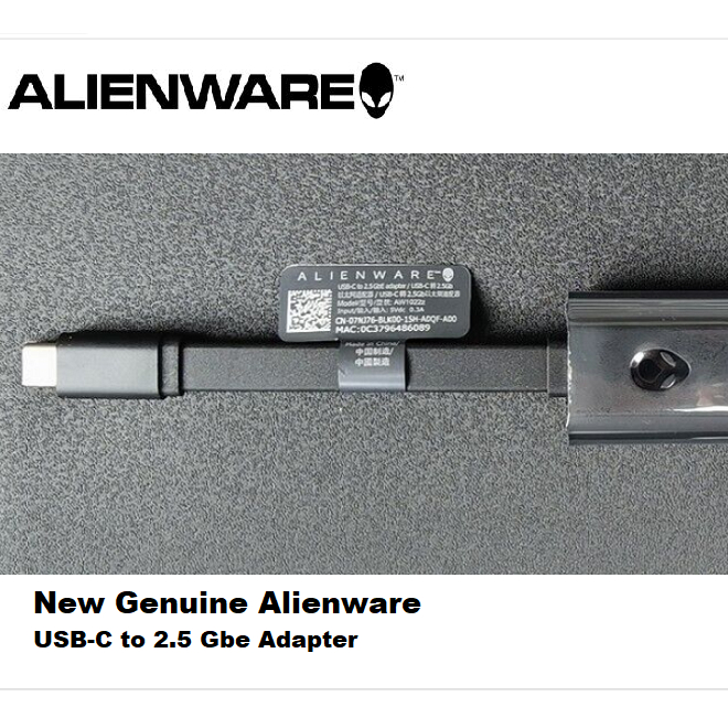 Jual Adapter ethernet RJ45 Dell Alienware USB Type C 1000Mbps Gbps ...