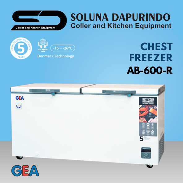 Jual GEA Chest Freezer AB-600-R / AB600R Freezer / AB 600R | Shopee ...