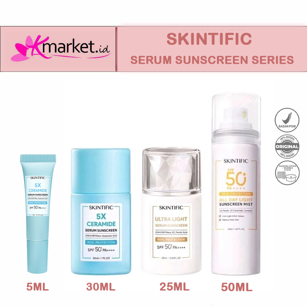 Jual Skintific Sunscreen | 5X Ceramide Serum | Ultra Light Serum | All ...