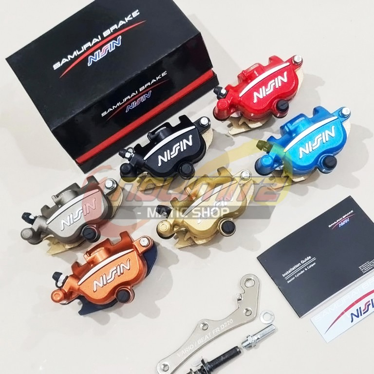 Jual Kaliper Nissin 2 Piston Depan 220mm Vario Beat Scoopy Genio Spacy | Shopee Indonesia