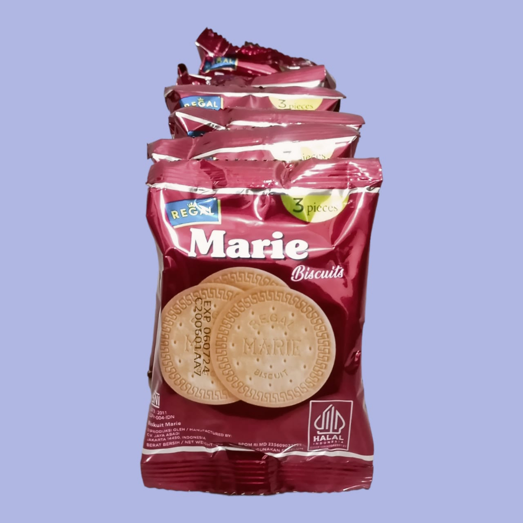 Jual REGAL Marie Susu Biskuit 10gr [10 sachet/pack] | Shopee Indonesia