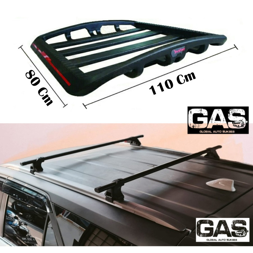 Jual PAKET RACK ROCKFORD + CROSS BAR JEPIT ROOF RAIL ALL NEW TERIOS ...