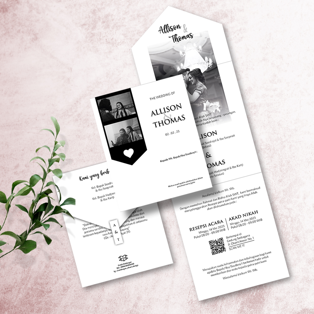 Jual UNDANGAN PERNIKAHAN SEMI AMPLOP - UNDANGAN NIKAH LIPAT AMPLOP ...