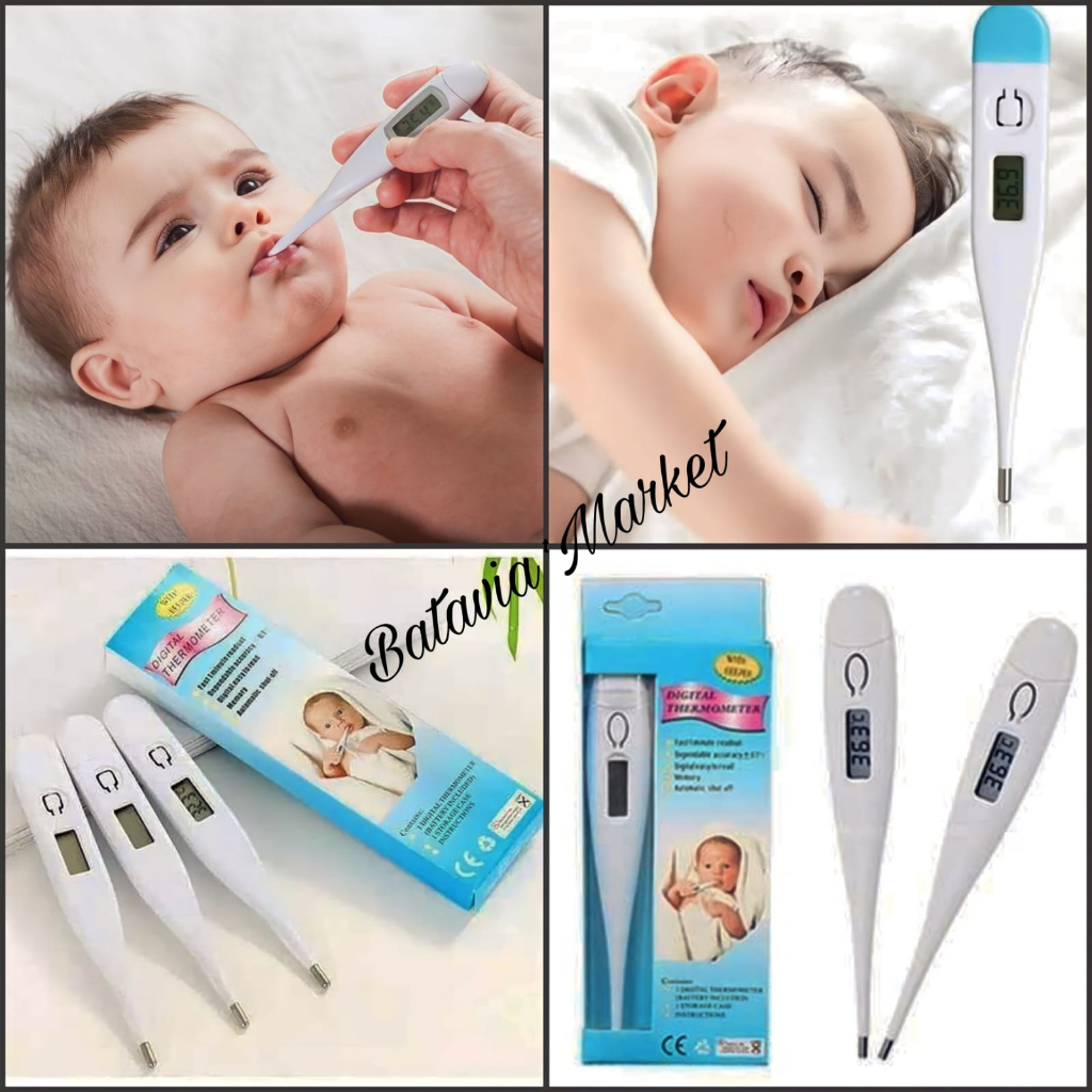 Jual Thermometer Baby Anak Termometer Mulut / Alat Pengukur Suhu Badan ...