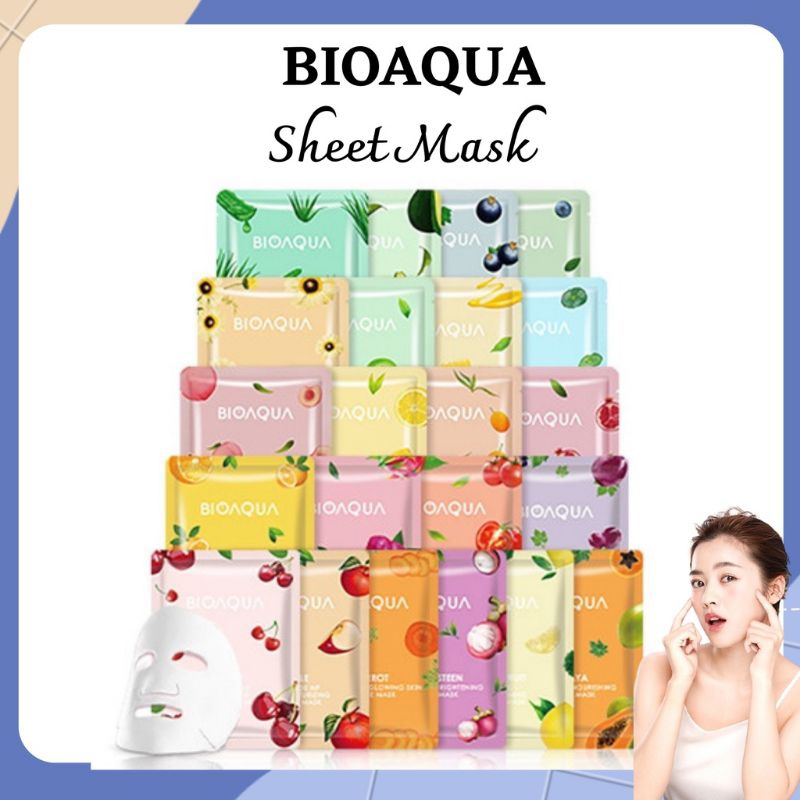 Jual BIOAQUA Sheet Mask Hydrating ESSENCE Face Mask / Masker Kertas ...
