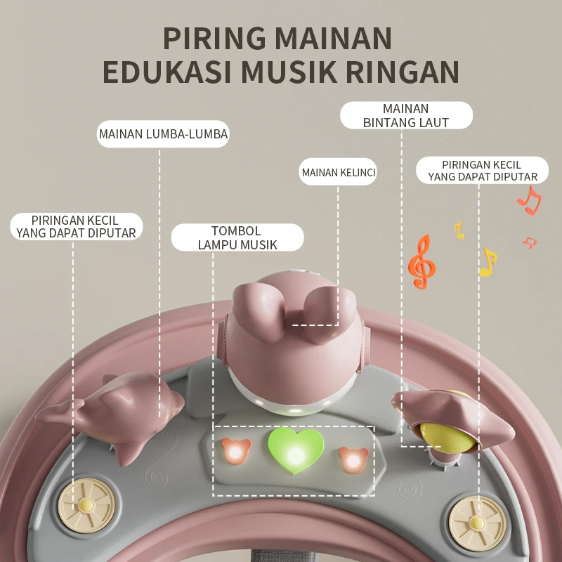 Jual HAPYEE Baby Walker Roda Bayi Belajar Jalan | Shopee Indonesia