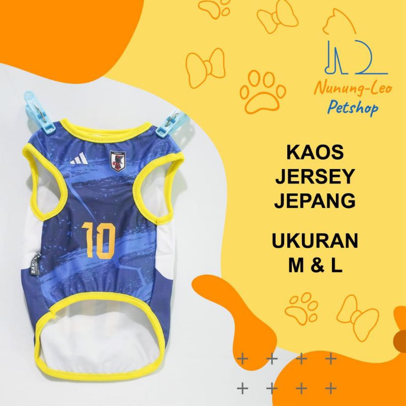 Jual Baju Kucing/Anjing Murah Jersey World Cup 2022 Lucu untuk Kucing ...