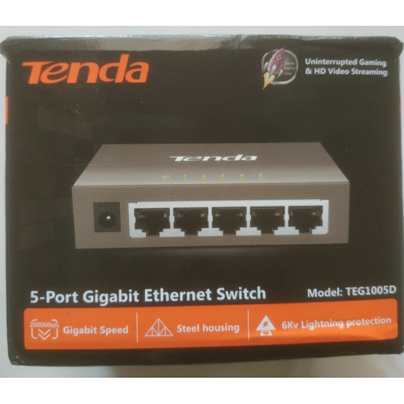 Jual Tenda Switch Hub Gigabit Ethernet TEG1005D 5-Port | Shopee Indonesia