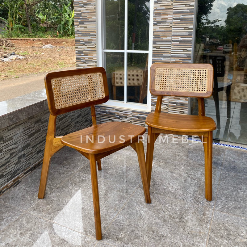 Jual PROMO !!! Kursi Cafe Resto Rotan Model Terbaru Scandinavian - Kursi Makan Retro Minimalis ...