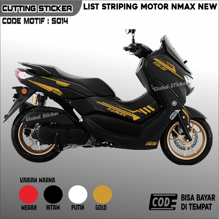 Jual cutting stiker motor nmax striping nmax 2020 -cutting nmax ...