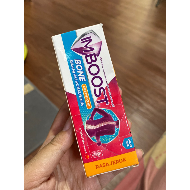 Jual Imboost Bone Effervescent Suplemen Tulang dan Gigi Rasa Jeruk @8 ...