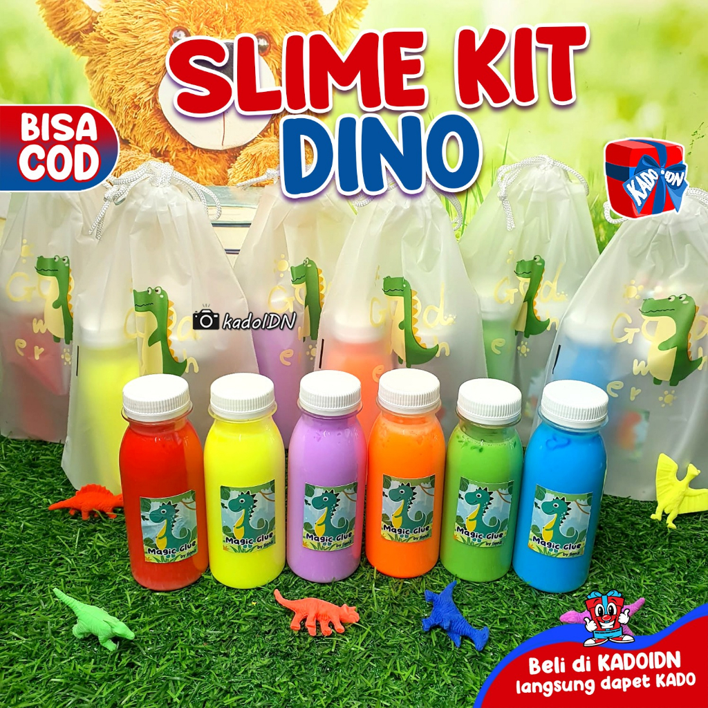 Jual Slime KIT DINO Series by Kadokado.idn | Shopee Indonesia