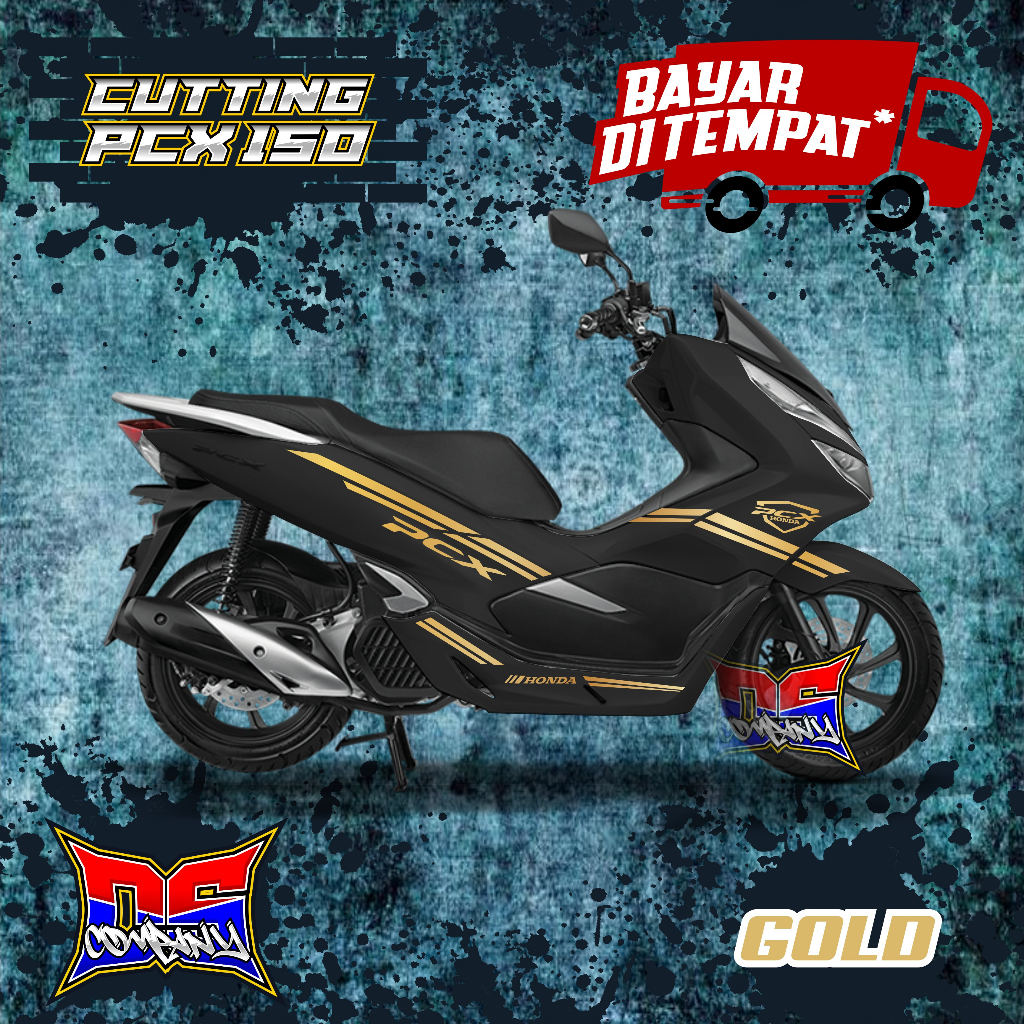 Jual Cutting Sticker Honda PCX 150 Aksesoris Body Motor 160 Lis Stiker ...